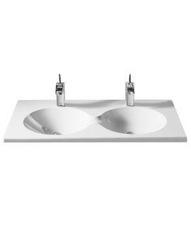 VitrA S20 1TH 55cm Semi-Recessed Basin