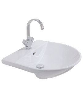 Semi Recessed Basins | Half Under Counter Wash Basin